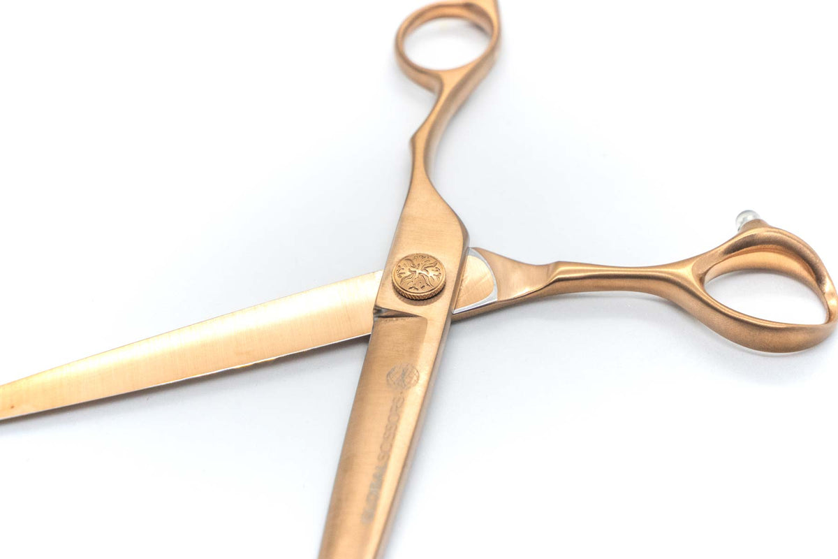Aspen Lt Rose Gold Pet Grooming 7.5 inch Cutting Scissor – Global Scissors