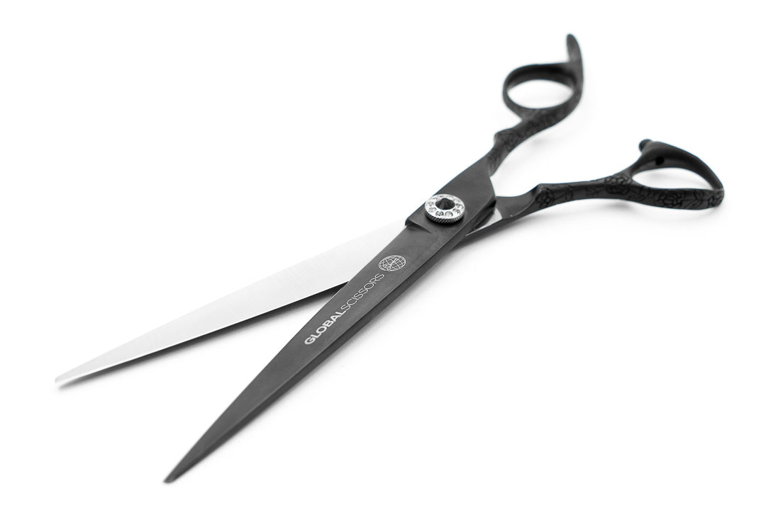 Panther Matte Black Pet Grooming 7.5 inch Cutting Scissor – Global Scissors